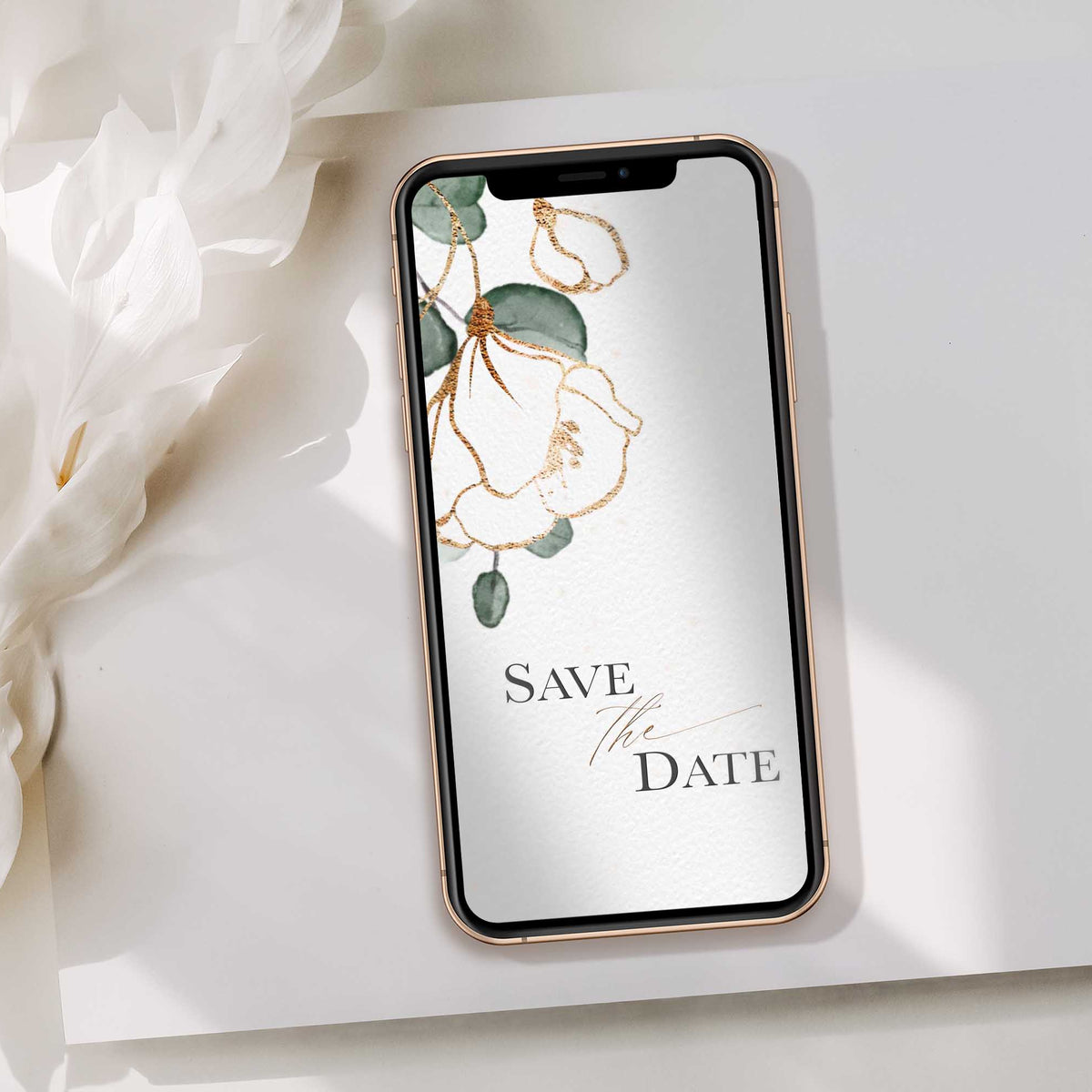 Custom Made Watercolor Venue Wedding Invitations – Motion Stamp