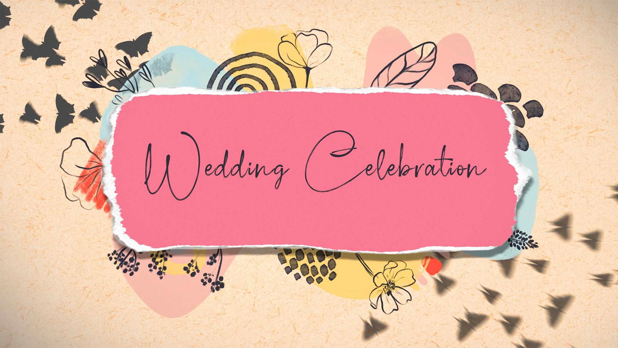 Butterfly Wedding Invitations | Animated Wedding Invitation – Motion Stamp